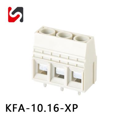 Cina SHANYE BRAND KFA-1016-10.16 300V 65A connettore per blocchi terminali a alta corrente per pcb 10,16mm di passo in vendita al mercato in vendita