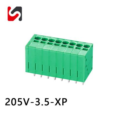 Китай SHANYE BRAND 205V-3.5 3.5mm пич феникс терминальный полоса электрический блок разъединителя для поставщика ПКБ продается