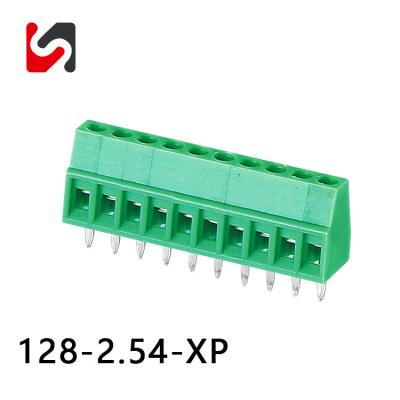 Cina SHANYE BRAND SY128-2.54 300V 10A vendita a caldo 5.0mm di passo terminale a vite di pcb Phoenix 2.54 fornitore in vendita