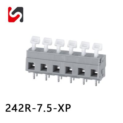 Cina SHANYE BRAND 242R-7.5 7.5mm passo Phoenix terminal strisce connettore blocchi terminali per pcb con prezzo migliore in vendita