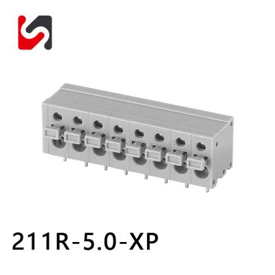 Китай SHANYE БРАНД 211R-5.0 300V 5.0mm пич горячая продажа весна ПКБ терминальных блоков соединителя с высоким качеством продается