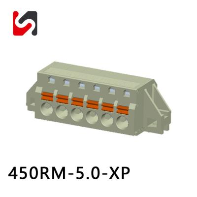 Китай SHANYE БРАНД SHSY450RM-5.0 5.0мм проход феникс пружинный рычаг разъемы 3 терминала 24а горячая продажа продается