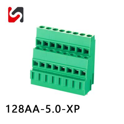 Cina 2P-24P Palle 300V 10A Phoenix Screw Terminal 5.0mm Pitch in vendita
