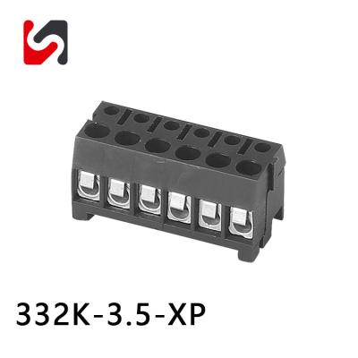 Cina 8A 600V 3.5mm Pitch PCB Screw Terminal Block con Pinheader in vendita