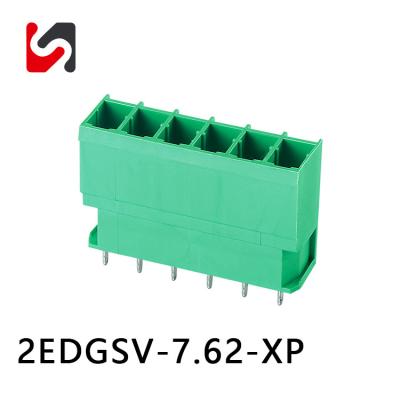 Cina SHANYE BRAND 2EDGSV-7.62 300V vendita calda 7.62mm passo connettore di blocchi terminali in fiocco in vendita
