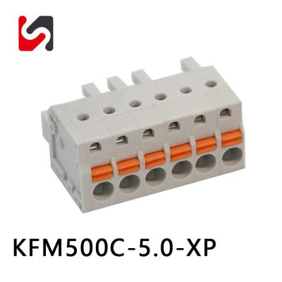 Cina SHANYE BRAND KFM500C-5.0 300V Promozione vendita calda connettore pcb maschile femminile 5.0mm dritto in vendita