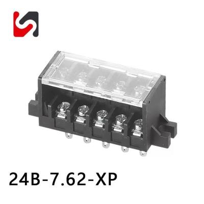 Cina 5.0mm Pitch 300V 8 Posizione Single Row Barrier Terminal Strip in vendita