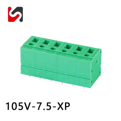 Cina 20A 300V 7.5mm Pitch Screw Phoenix PCB Terminal Block Alta corrente in vendita