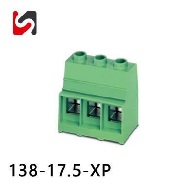 Cina 600V 160A Alta corrente PC Board blocchi terminali 17.5mm Pitch Phoenix Sostituire in vendita