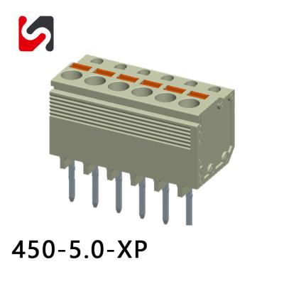 中国 5.0mm ピッチ フェニックス・ターミナル・ブロック・スプリング PCBボード 販売のため