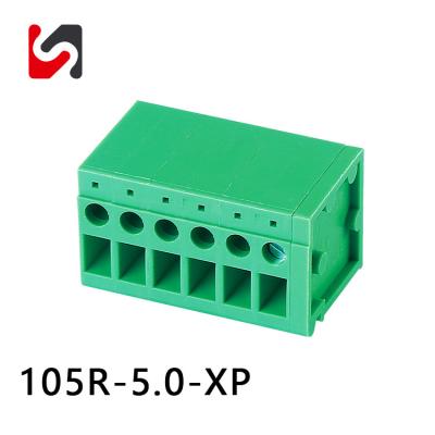 Cina 5.0mm Pitch 300V di stile europeo terminale blocchi di superficie di montaggio Phoenix terminale a vite in vendita