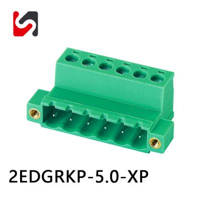 Cina 5.0mm Pitch Pluggable Terminal Blocks Maschio Femmina Filtro a Filtro in vendita