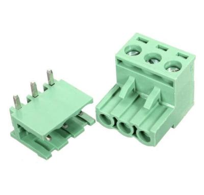 Cina 600V Rated Voltage European Screw Terminal Blocks For 2-24 Poles Wire Connection in vendita