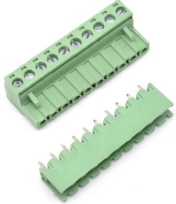 Cina 2-24 Poles Cage Clamp Connectors Screw Terminal Blocks in vendita