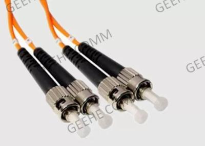 중국 5M OM1 OFNR 라이저 ST-ST 2.0MM 다중 모드 광섬유 패치 케이블 판매용