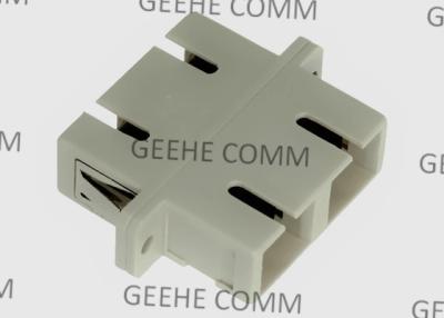 중국 플랜지를 가진 다 형태 베이지 광섬유 SC SC 쌍신회로 연결기 판매용