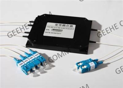 Κίνα 2×4 WDM οπτικών ινών ανεμιστήρων έξω λιωμένη 1480nm ενότητα προς πώληση