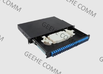 중국 19 인치 선반 장착 플러그반 공항 MM 단순한 SC / PC 어댑터 24명 1U명 판매용