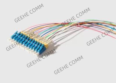 중국 0.9 밀리미터 단일모드 12 핵심 MPO To12 LC 광 패치 코드 판매용
