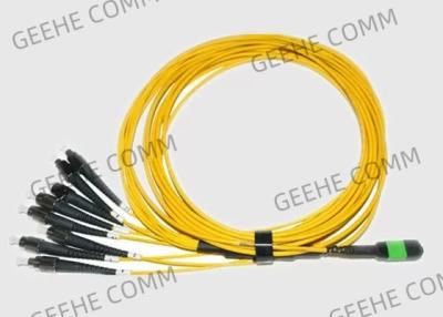 중국 MTP 다중 모드 125 um MPO 브레이크아웃 케이블에 대한 8 FC 판매용