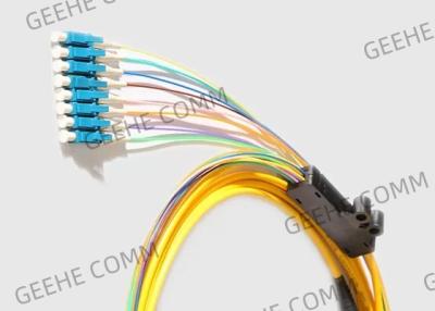 中国 8つのX LC繊維のブレイクアウト ケーブルへの単一モード2.0MM 40G MPO 販売のため