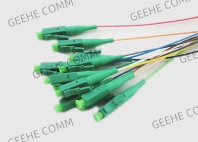 중국 12개 입지 OS2 표준 LC APC 9/125μm 광섬유 땋아 늘인 머리 판매용