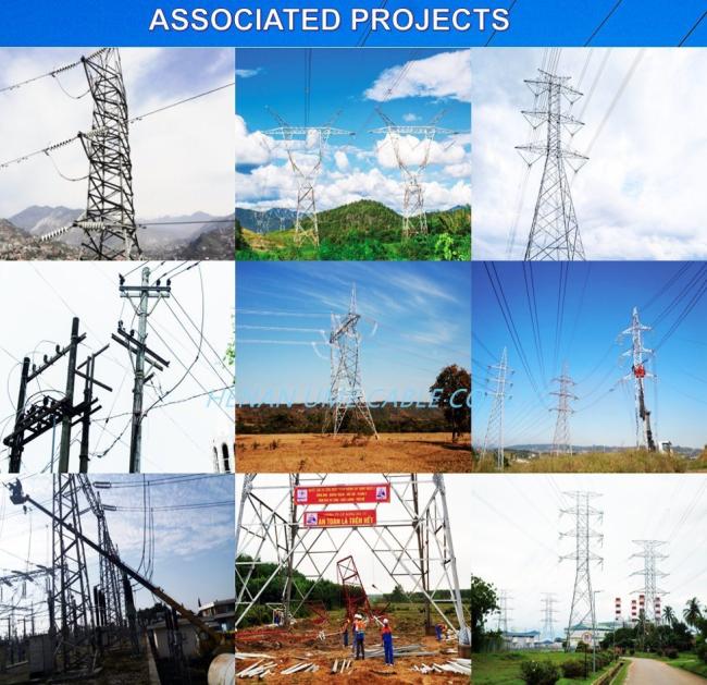 Overhead Service Applications Multicore 2/3/4/5/6 Cores Mv Aerial Bundled Cable ABC Cable