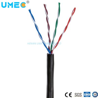 중국 속도 야외 LAN 케이블 트위스트 페어 UTP STP FTP 23AWG 0.56mm Bc CCA 1000FT 방수 판매용