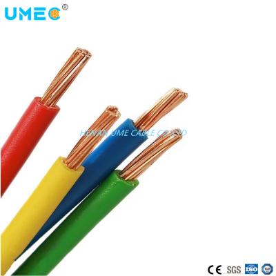 중국 0.6/1KV 와이어 및 케이블 구리 선도자 PVC 단열 된 전기 와이어 가사용 BV RV 판매용