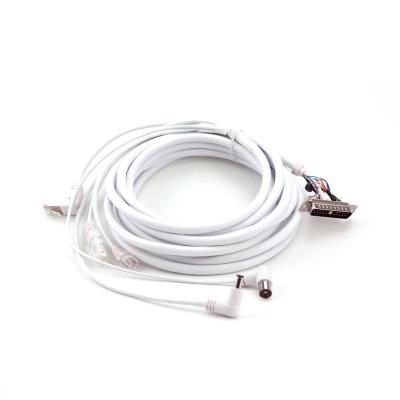 中国 RJ12 RJ45 TV DCはケーブル会議のバレルのジャックの直角のコード ワイヤー馬具DB 21W1をカスタマイズした 販売のため