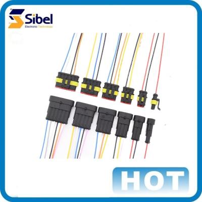 Китай Customized Waterproof auto wiring harness connector cable 1 2 3 4 5 6 way DJ7021-1.5 AMP 1.5 series wire harness продается