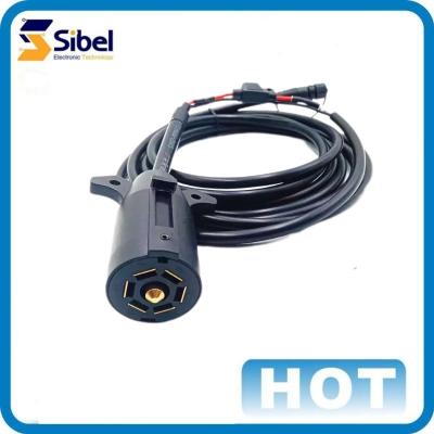 Китай Custom Vehicle-Side Truck Bed 7-Pin Trailer wiring harness extension For Dodge Ford Gmc Nissan Ram Toyota Trailer cable продается