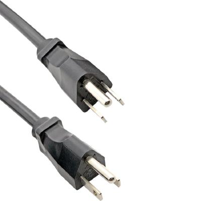 China Flexibele Koordtype B van de 3 SpeldWisselstroom van UL 17AWG Stop NEMA 5-15P Te koop