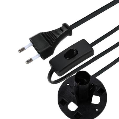 中国 VDE DCのアダプターの電源コードケーブル2の中心によって円形にされるプラグUB-325 販売のため