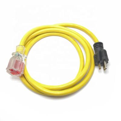 中国 SJTW屋内延長3熊手のロックによってついている14/3頑丈電源コード 販売のため