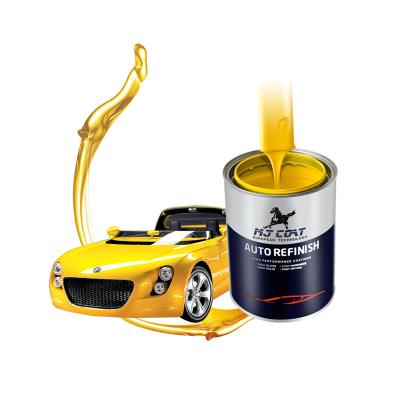 Cina More Than 40% Solids Content Water-Based Automotive Top Coat Paint with Glossy Finish in vendita