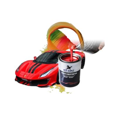 Cina 4-6 Hours Recoat Time Glossy Automotive Top Coat Paint 400-500 Sq. Ft. Coverage Less Than 50 G/L VOC Content in vendita
