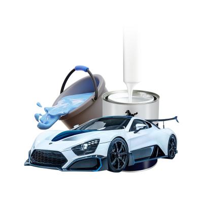 China Doorzichtige metaallaag Topcoat verf Glanzende matte afwerking voor glansbescherming Te koop