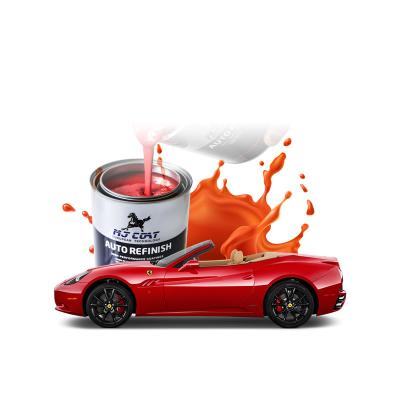 Cina Sheen White Glossy Automotive Top Coat Paint With 400-500 Sq. Ft. Coverage And Less Than 50 VOCs in vendita