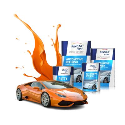 China Dual Protection Auto Clear Coat Verf Biedt Glanzende Afwerking Met 2-3 lagen Vereist Te koop