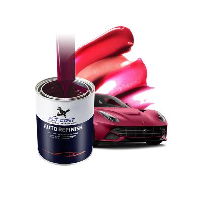 Cina Glossy High Gloss White Water Based Automotive Top Coat Paint in vendita