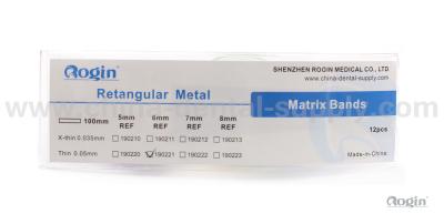 Cina Banda dentaria della matrice di mA 19021 Retangular, bande su ordine di acciaio inossidabile in vendita