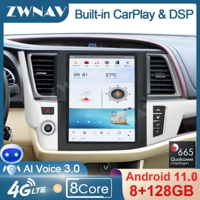 Cina Giocatore Android11 dell'autoradio del centro di Qualcomm Octa per l'abitante degli altipiani scozzesi 2014-2021 di Toyota in vendita