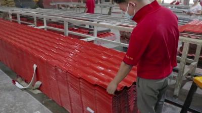 Cina Tejas resistenti dell'isolamento di tejados de Teja pvc del tempo per il tetto del magazzino in vendita