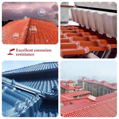 Cina Anti-corrosion flame retardant asa plastic pvc resin roofing tile/ asa de pvc hojade techo in vendita