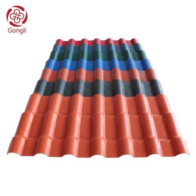 Cina Anti-corrosive heat resistant spanish style ASA synthetic resin house roof tile in vendita