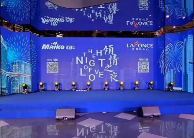 Cina Noleggio all'aperto della parete della visualizzazione di 1R1G1B TUV LED video 5000cd/Sqm LED in vendita