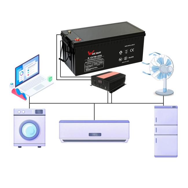 AGM GEL 12V200AH Large-capacity Energy Storage Battery