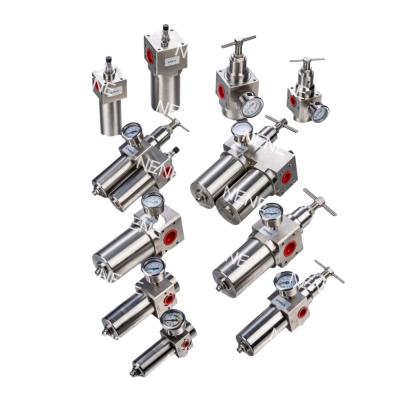 China SFRL600 Edelstahl zweiteiliges pneumatisches Filter-Druckregelventil zu verkaufen