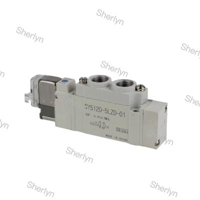 중국 SMC SY5000 시리즈 전자기 밸브 SY5120-6LZD-01 DC12V 판매용